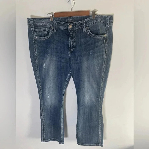Silver Jeans | Jeans | Silver Jeans Twisted Capri Jeans Plus 24 Thick ...